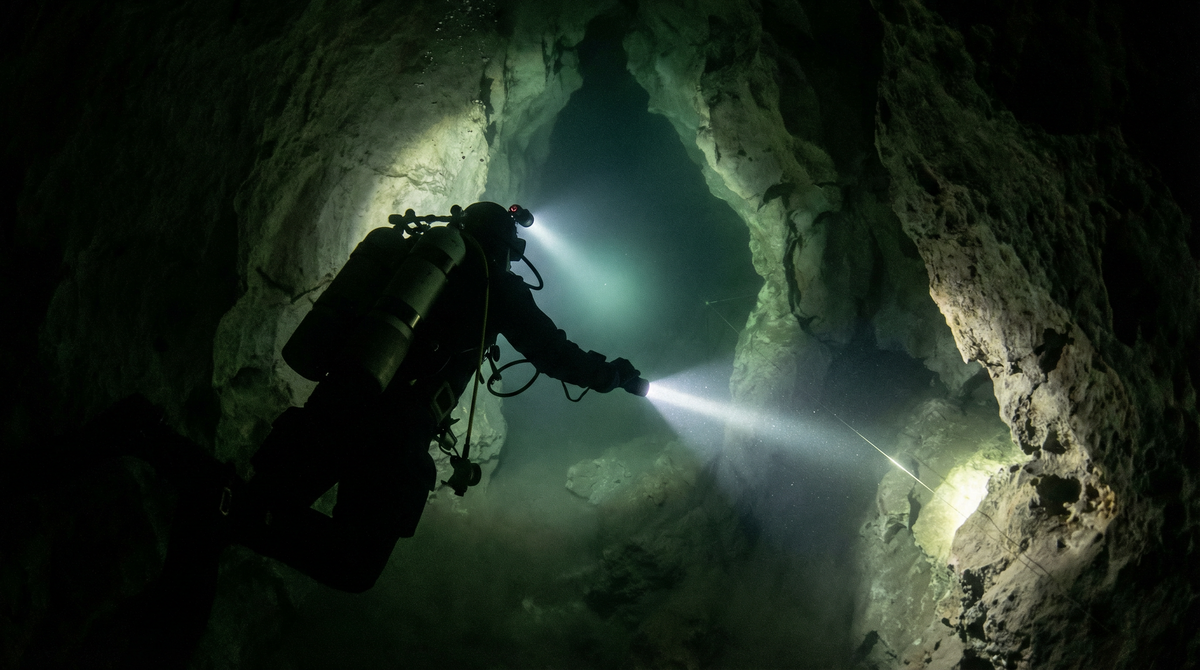 Surviving a Silt-Out: Cave Diving Navigation & Tools