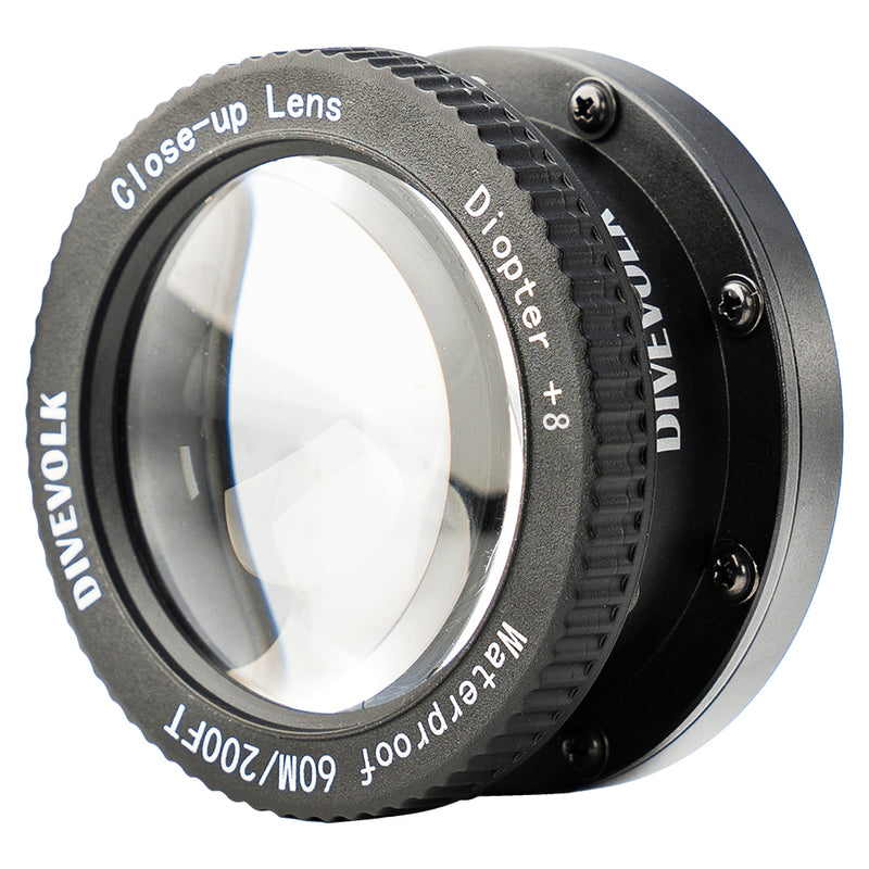 Underwater +8 Close-Up Lens | Macro Enhancement