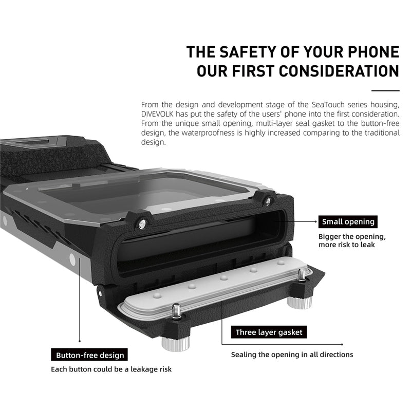 SeaTouch 4 MAX PLUS | iPhone & Android Dive Housing