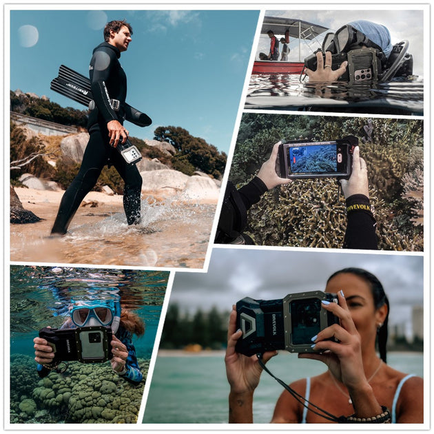 DIVEVOLK SeaTouch 4 MAX Advanced Creator Kit including Float Arm and 5